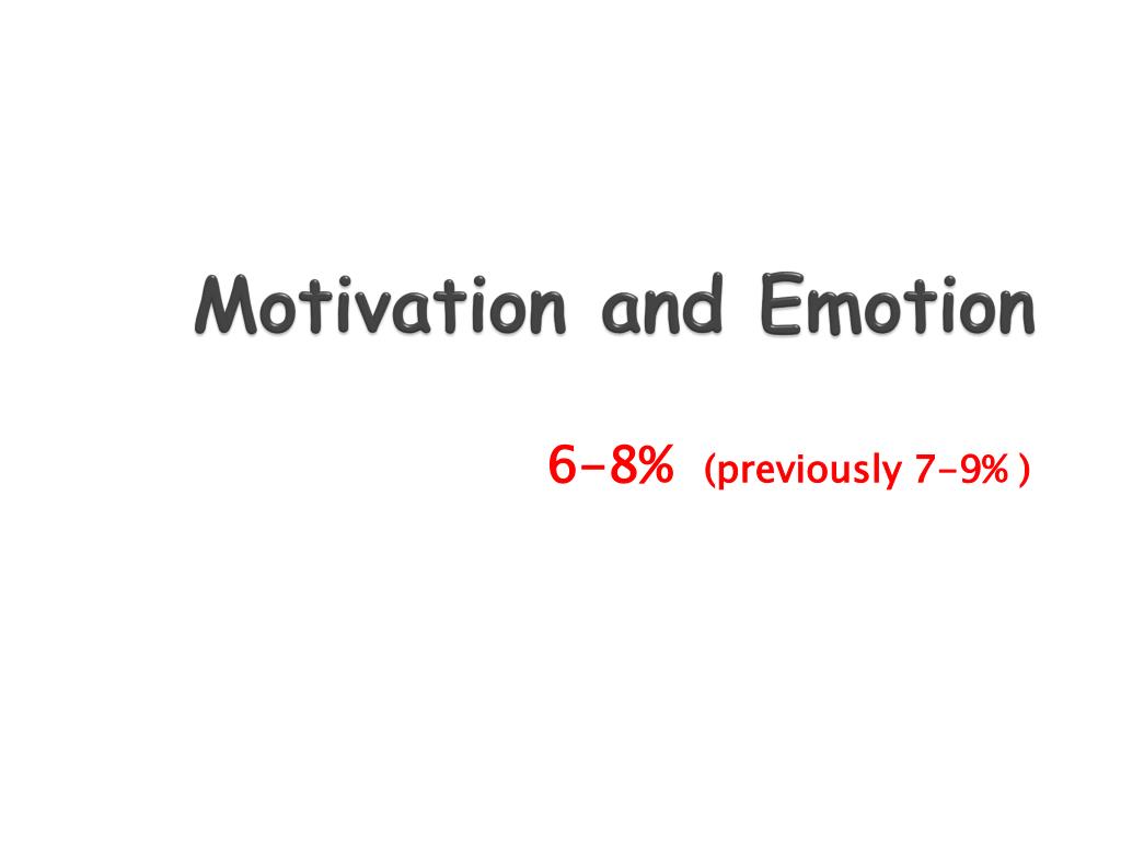 PPT - Motivation and Emotion PowerPoint Presentation, free download ...