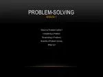 PPT - Problem Solving and Programming – Problem Solving PowerPoint ...