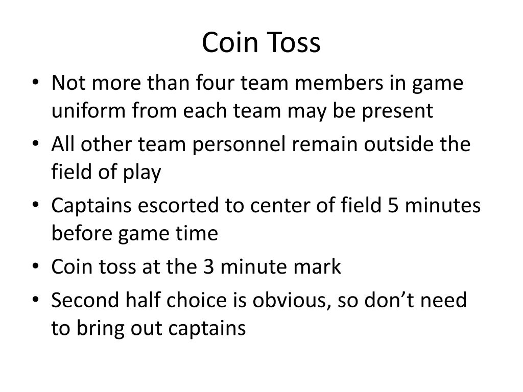 PPT - Coin Toss PowerPoint Presentation, free download - ID:2346234