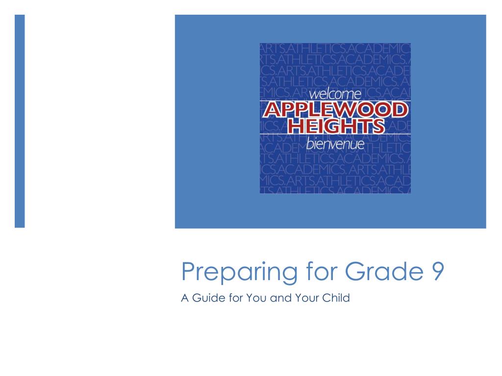 PPT - Preparing for Grade 9 PowerPoint Presentation, free download - ID ...