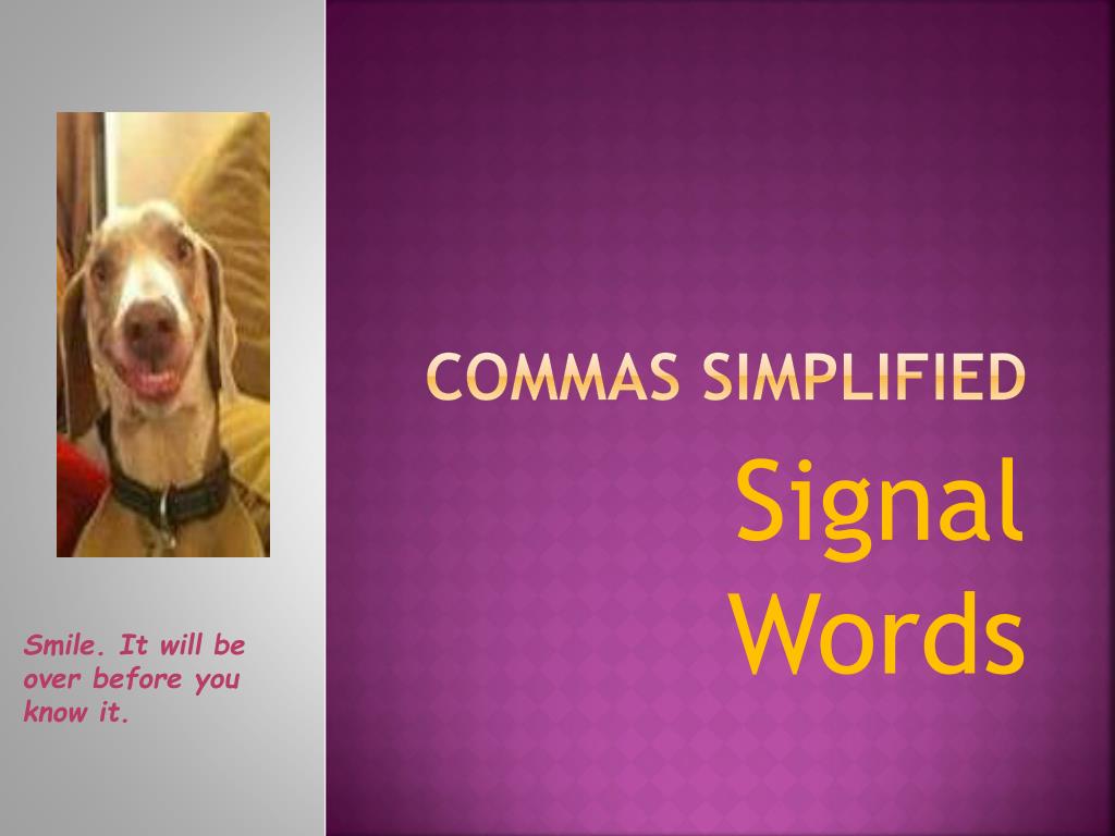 PPT - Commas Simplified PowerPoint Presentation, free download - ID:2349414