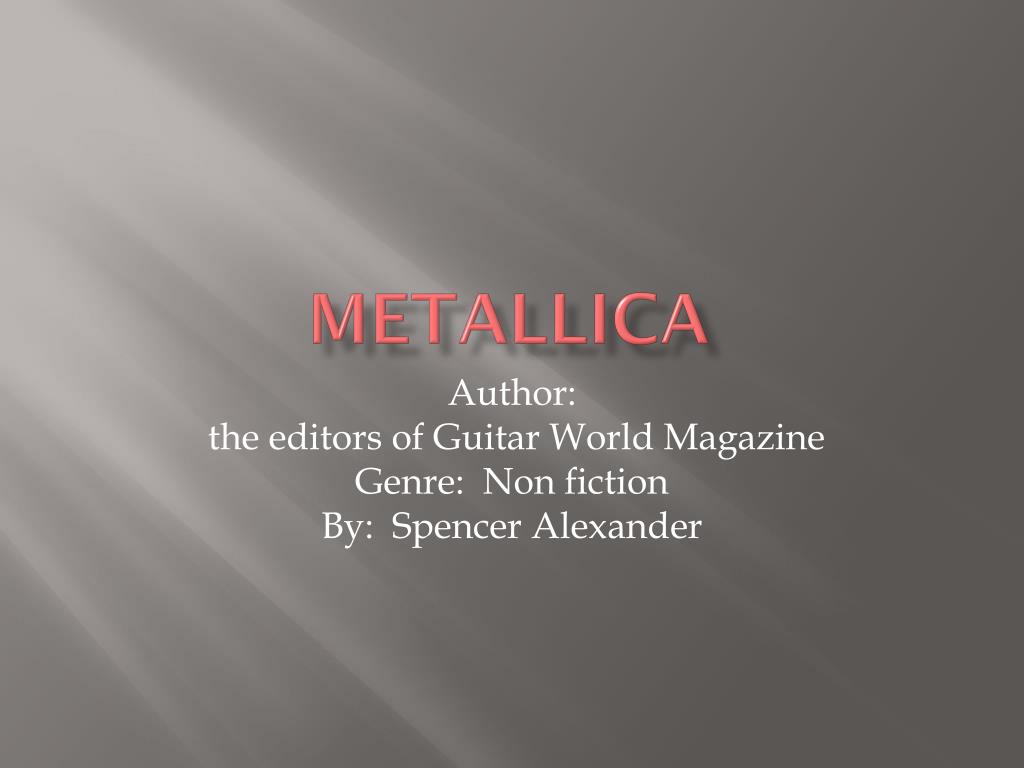 PPT - Metallica PowerPoint Presentation, free download - ID:2349473