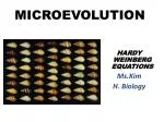 PPT - Microevolution Ch. 20 PowerPoint Presentation, free download - ID ...