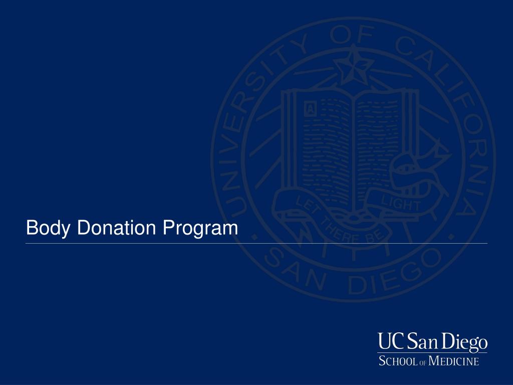 PPT - Body Donation Program PowerPoint Presentation, free download - ID ...