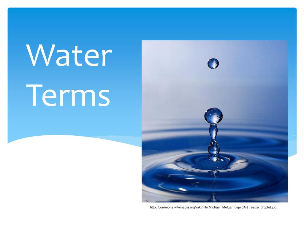 PPT - Water Terms PowerPoint Presentation, free download - ID:2352816