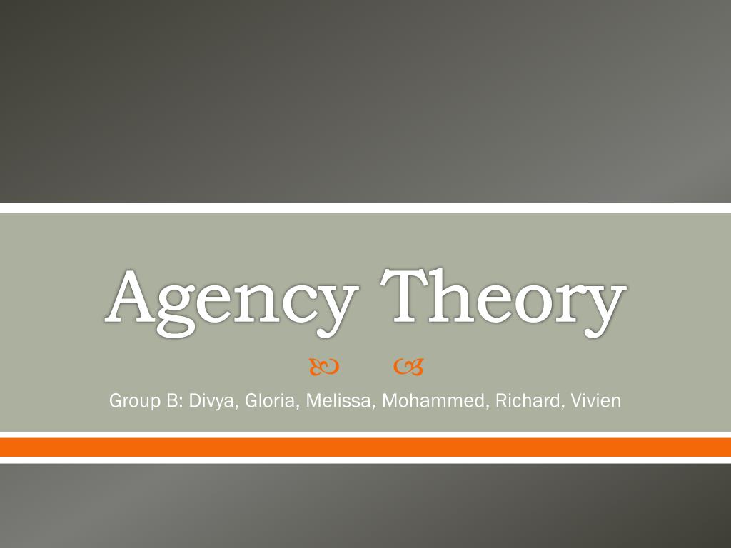 PPT - Agency Theory PowerPoint Presentation, free download - ID:2353362