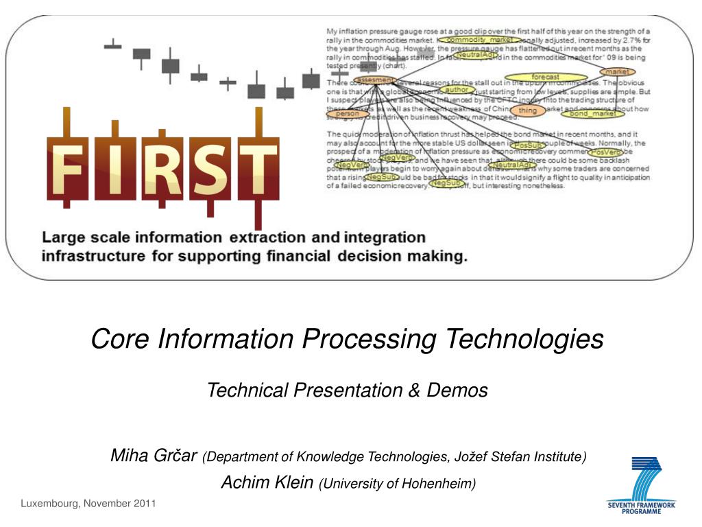 PPT - Core Information Processing Technologies Technical Presentation ...