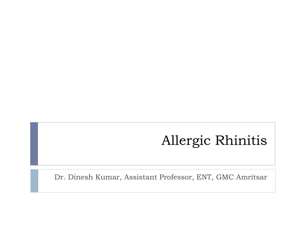 PPT - Allergic Rhinitis PowerPoint Presentation, free download - ID:2353901