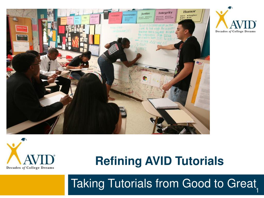 PPT - Refining AVID Tutorials PowerPoint Presentation, free download ...