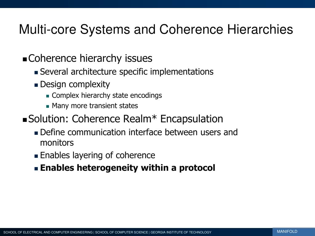 PPT - Multi-core Systems and Coherence Hierarchies PowerPoint ...