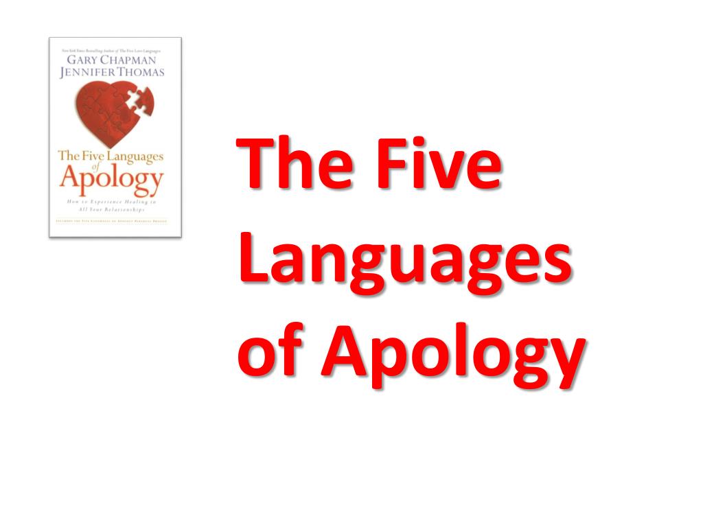 PPT - The Five Languages of Apology PowerPoint Presentation, free ...