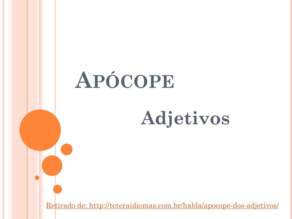 PPT - Apócope PowerPoint Presentation, free download - ID:2359750