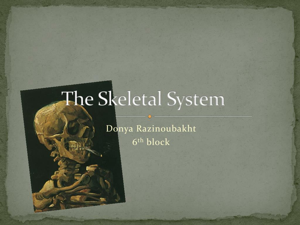 PPT - The Skeletal System PowerPoint Presentation, free download - ID ...