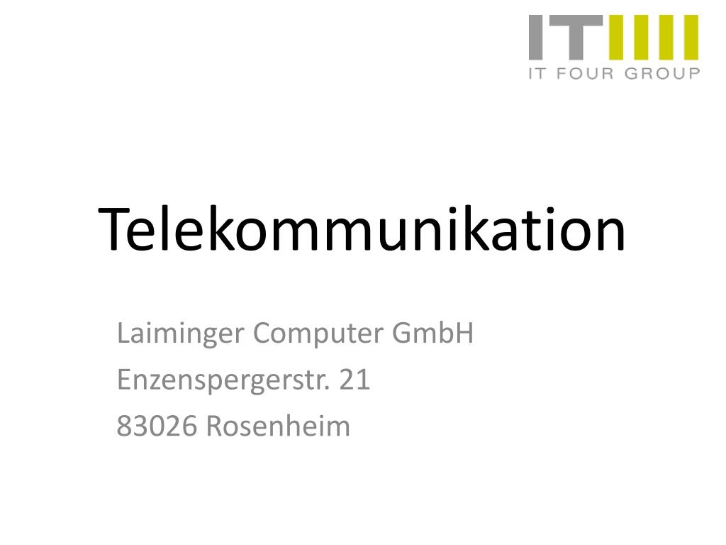 PPT - Telekommunikation PowerPoint Presentation, free download - ID:2365112