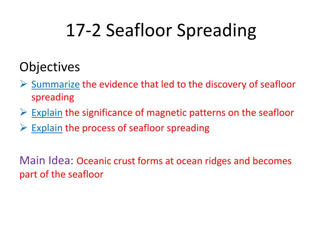 PPT - 17-2 Seafloor Spreading PowerPoint Presentation, free download ...