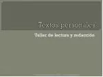 PPT - TEXTOS PRESCRIPTIVOS PowerPoint Presentation, free download - ID:1452674