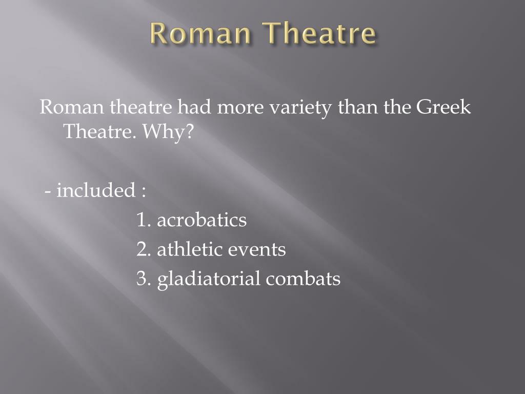 PPT - Roman Theatre PowerPoint Presentation, free download - ID:2368293
