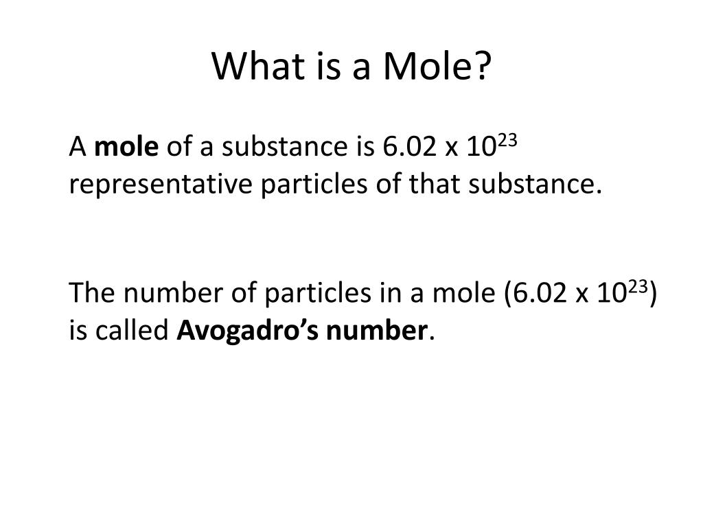 PPT - What is a Mole? PowerPoint Presentation, free download - ID:2370016