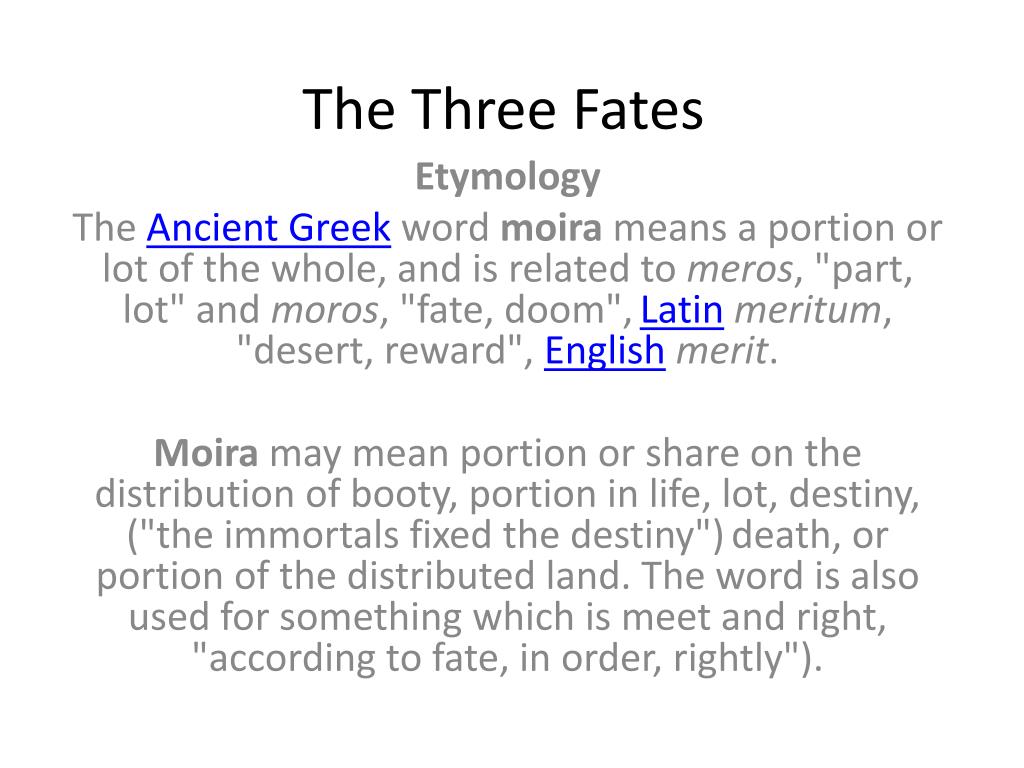 PPT - The Three Fates PowerPoint Presentation, free download - ID:2371945