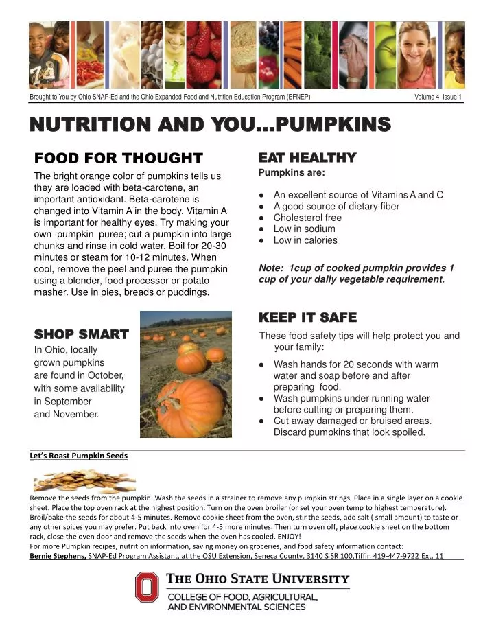 PPT - Brought to Y ou by Ohio SNAP-Ed and the Ohio Expanded Food and ...