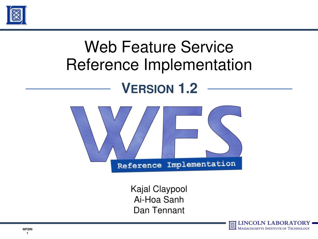 PPT - Web Feature Service Reference Implementation PowerPoint ...