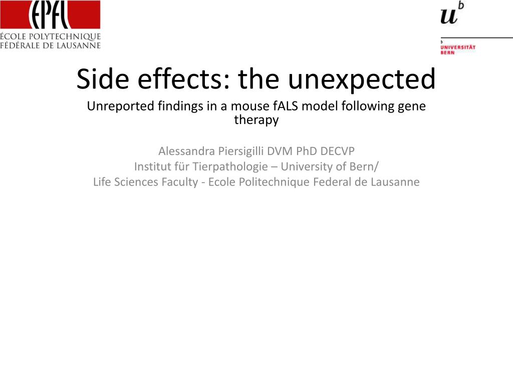 PPT - Side effects: the unexpected PowerPoint Presentation, free ...