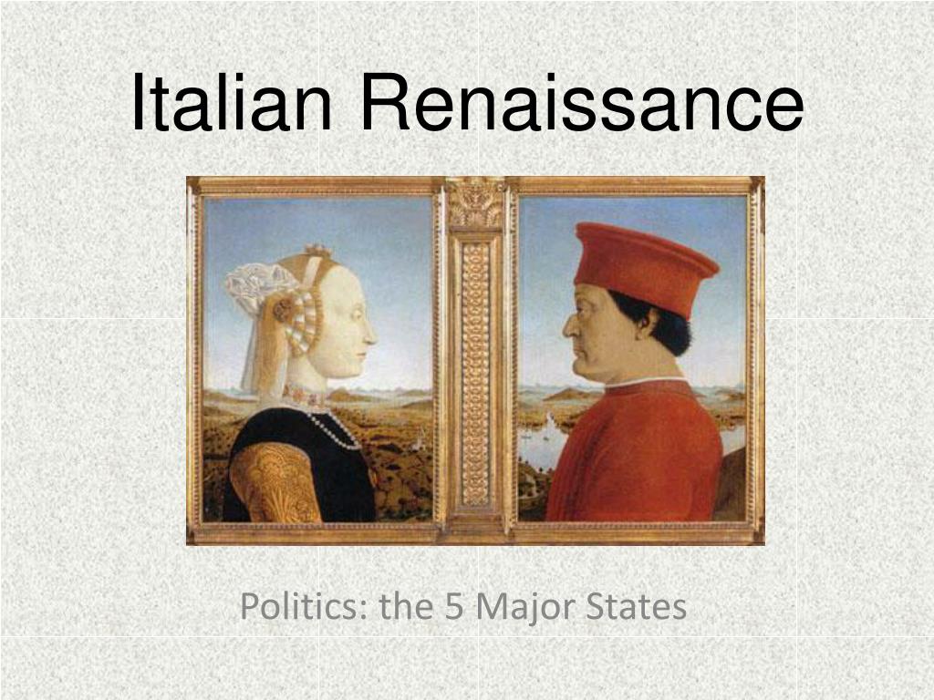 PPT - Italian Renaissance PowerPoint Presentation, free download - ID ...