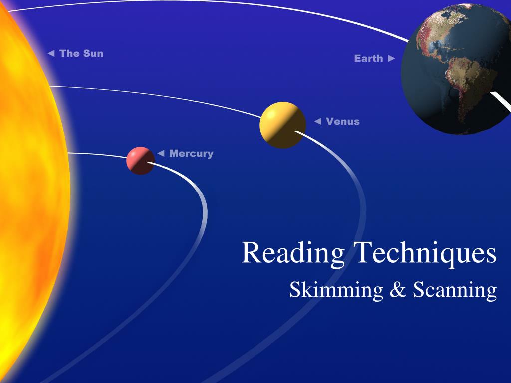 PPT - Reading Techniques PowerPoint Presentation, free download - ID ...