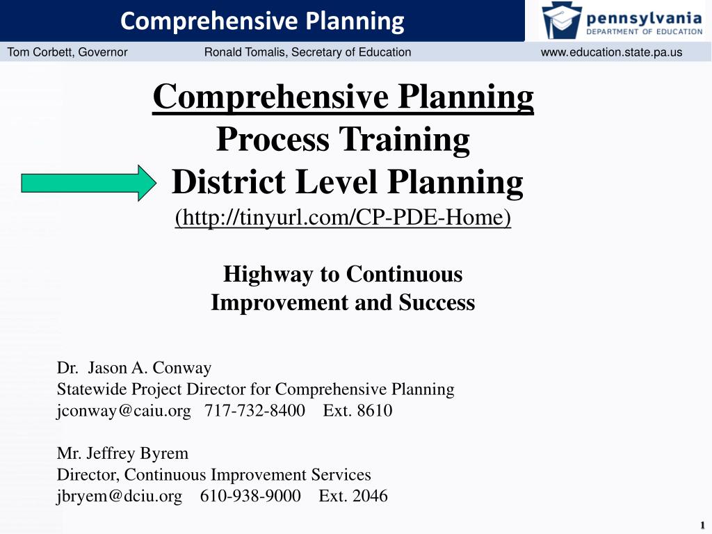 PPT - Comprehensive Planning PowerPoint Presentation, free download ...