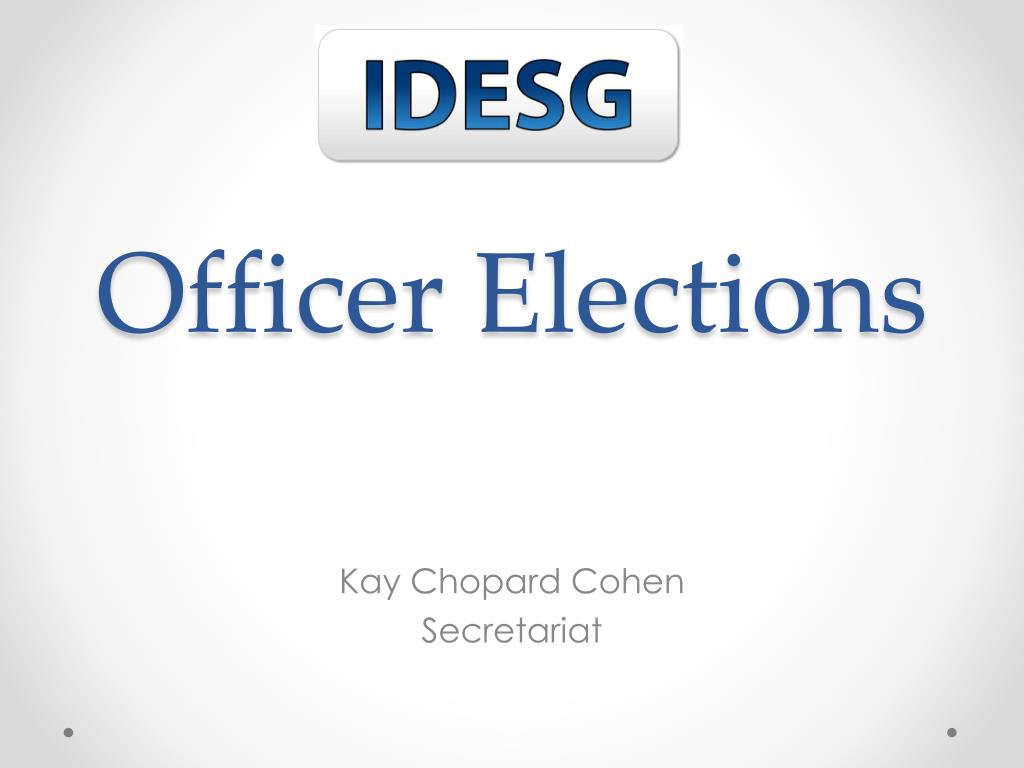 PPT - Officer Elections PowerPoint Presentation, free download - ID:2380261