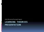 PPT - Learning Theories Presentation PowerPoint Presentation, free ...