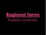 PPT - Figure 1.7 Regional terms used to designate specific body areas ...