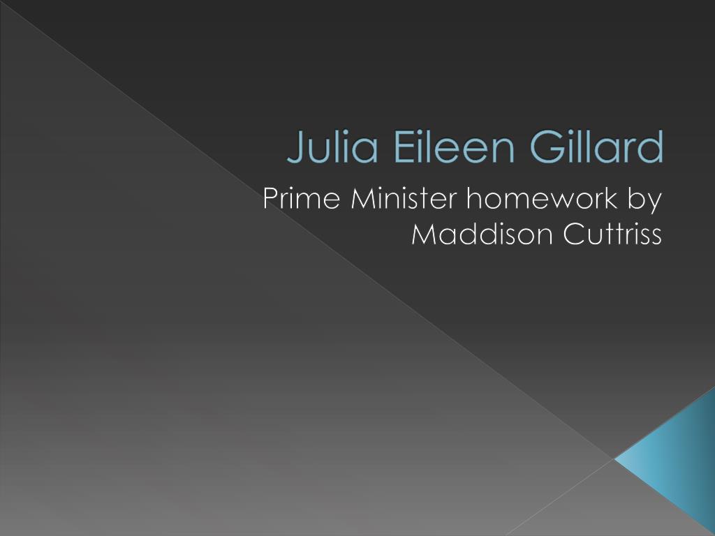 PPT - Julia Eileen Gillard PowerPoint Presentation, free download - ID ...