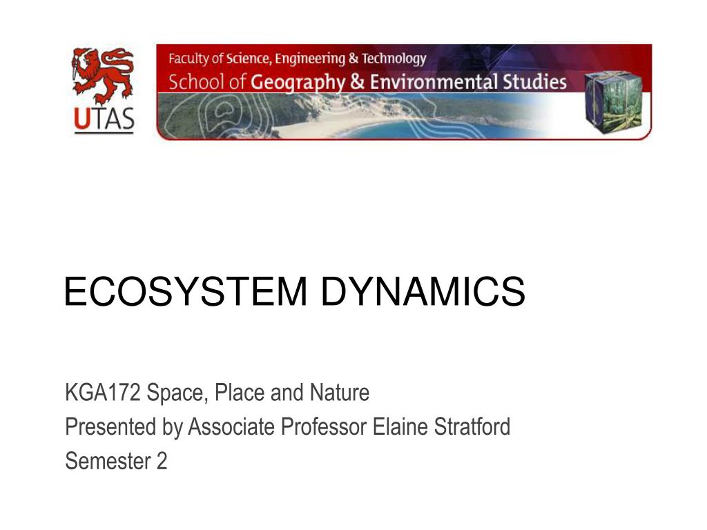 PPT - ECOSYSTEM DYNAMICS PowerPoint Presentation, free download - ID ...