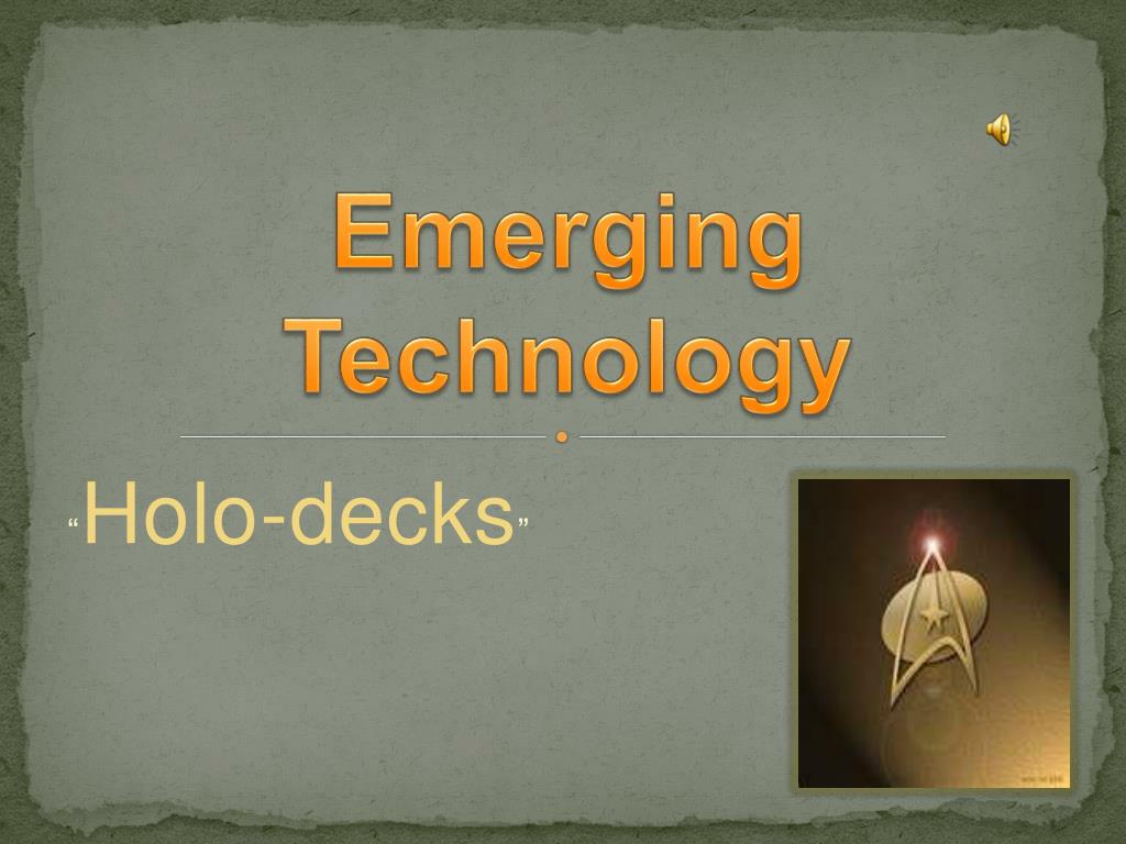 PPT - Emerging Technology PowerPoint Presentation, free download - ID ...