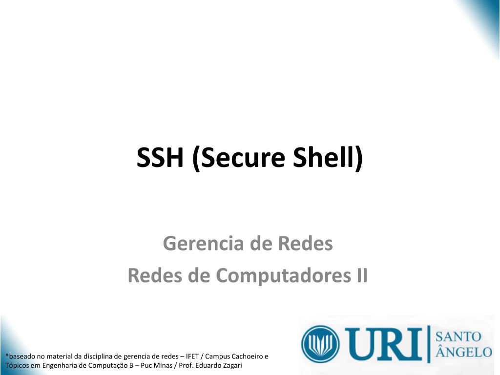 PPT - SSH ( Secure Shell) PowerPoint Presentation, free download - ID:2383418