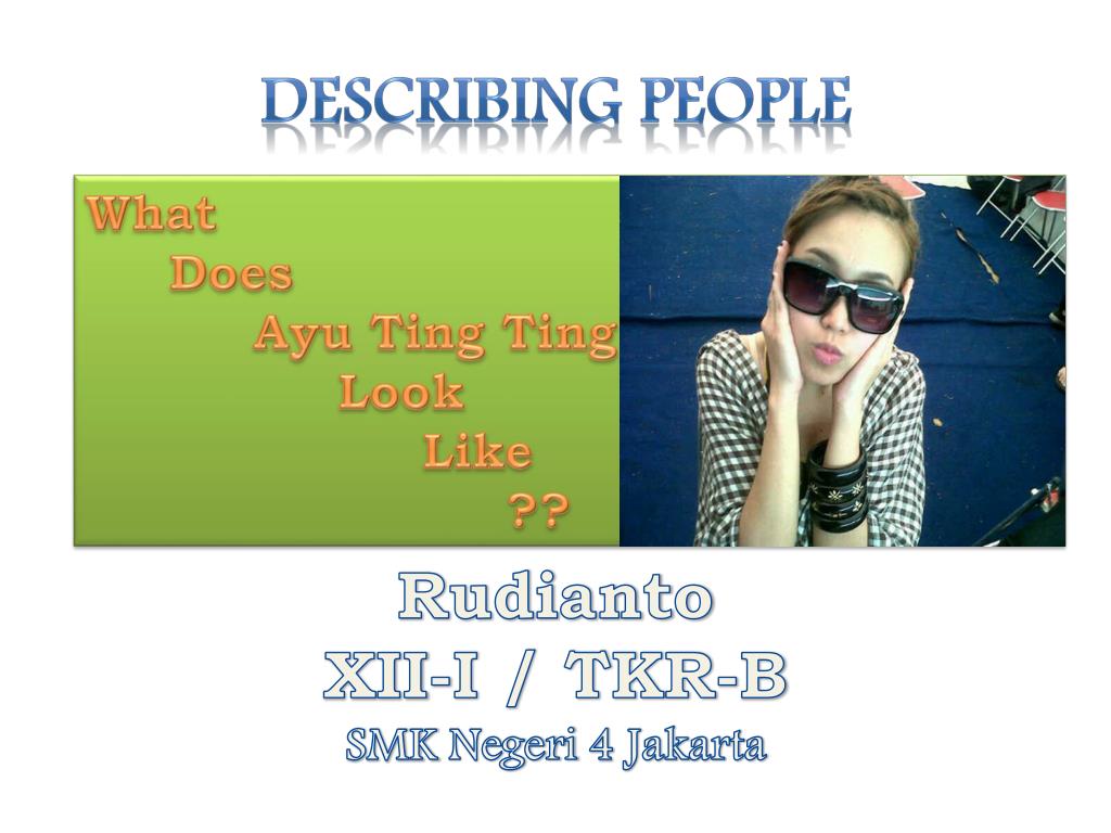 PPT - Describing People PowerPoint Presentation, free download - ID:2383425