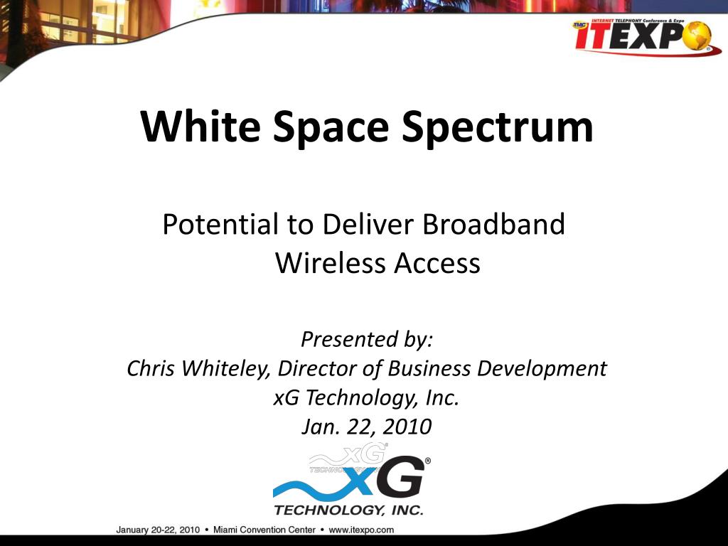 PPT - White Space Spectrum PowerPoint Presentation, free download - ID ...