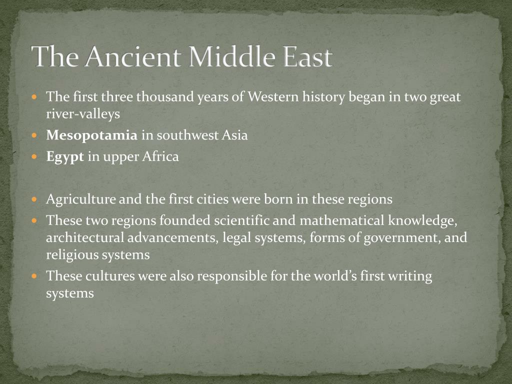 PPT - The Ancient Middle East PowerPoint Presentation, free download ...