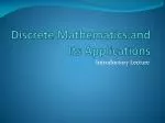 PPT - Discrete Mathematics and Its Applications Kenneth H. Rosen SEVENTH EDITION PowerPoint ...