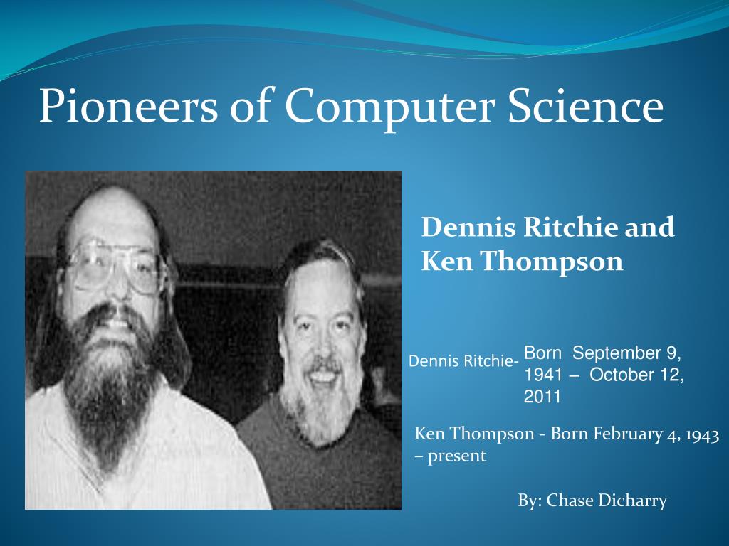 PPT - Pioneers of Computer Science PowerPoint Presentation, free ...