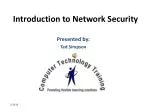 PPT - Introduction to Network security PowerPoint Presentation, free ...