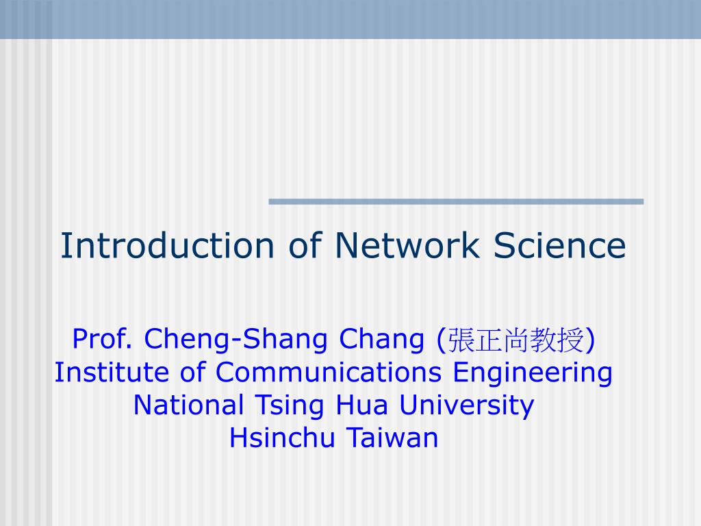 PPT - Introduction of Network Science PowerPoint Presentation, free ...