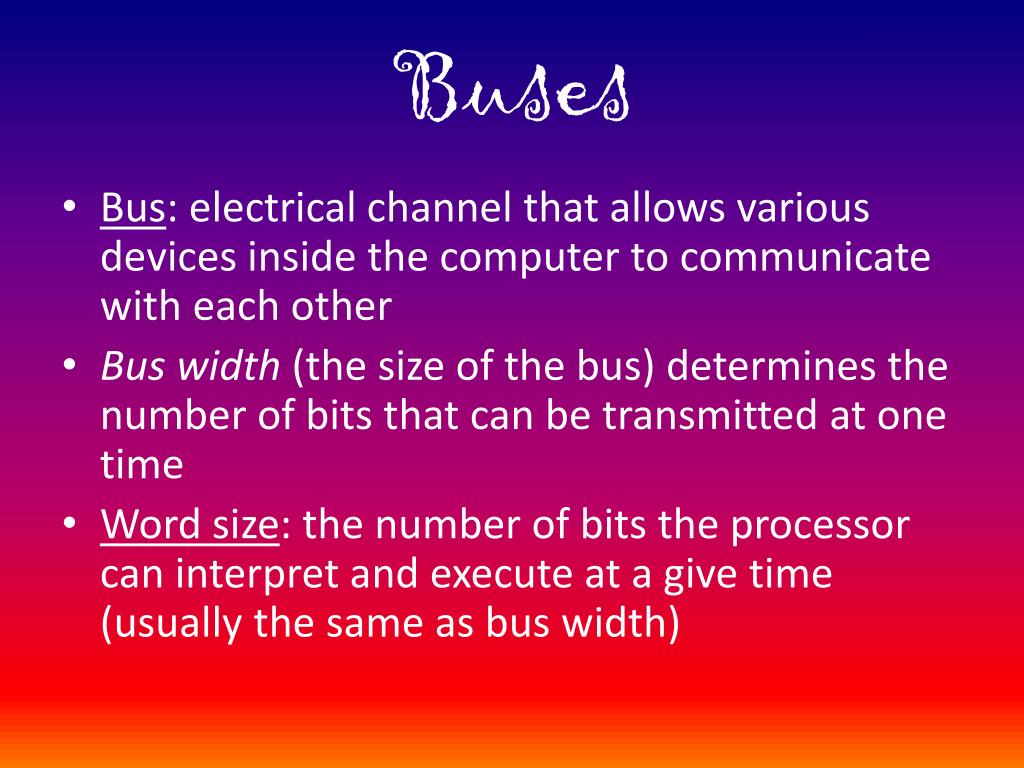 PPT - Buses PowerPoint Presentation, free download - ID:2391863