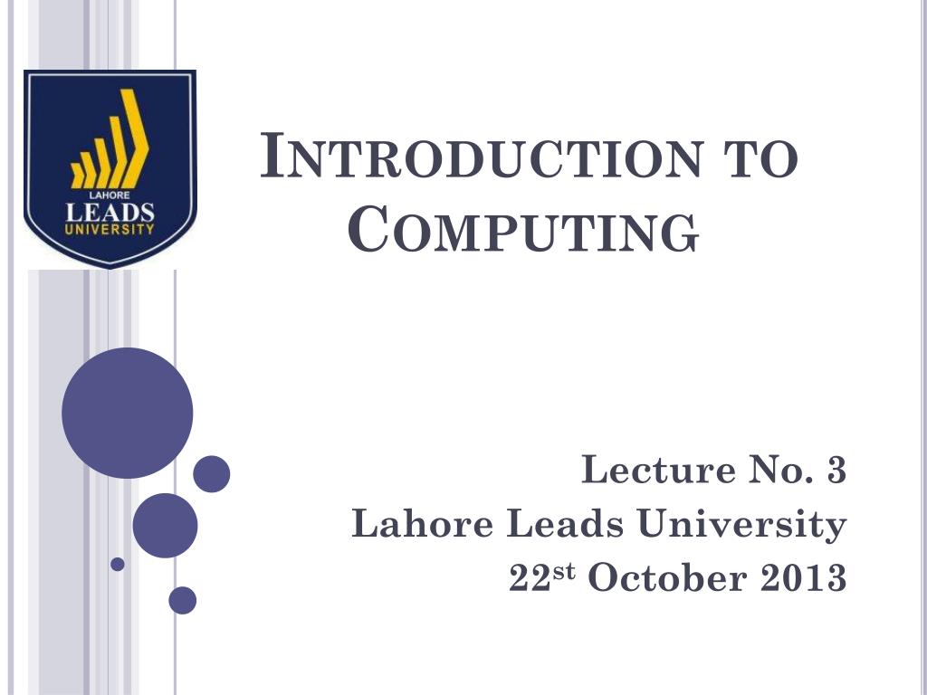 PPT - Introduction to Computing PowerPoint Presentation, free download ...