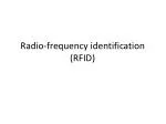 PPT - Radio Frequency IDentification RFID Technology PowerPoint ...