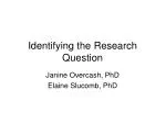 PPT - Identifying research questions PowerPoint Presentation, free ...