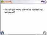 PPT - Reactivity series PowerPoint Presentation, free download - ID:495575