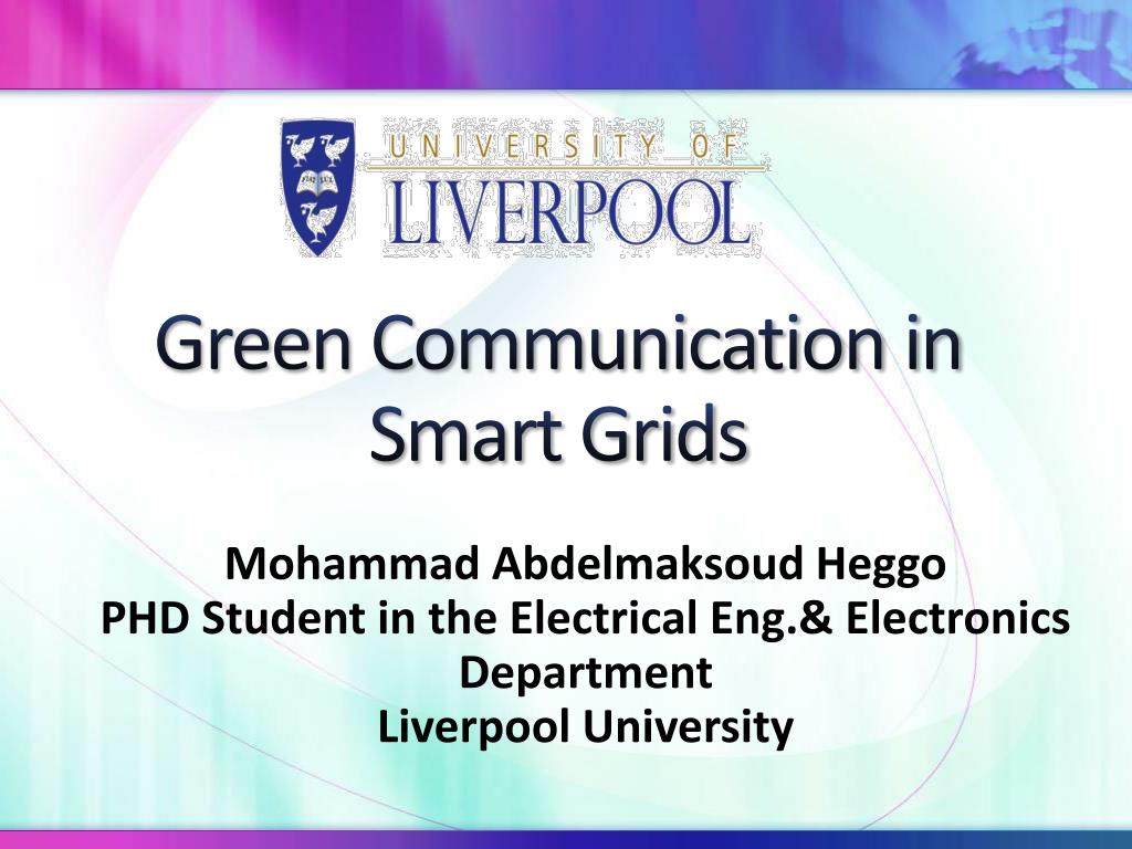 PPT - Green Communication in Smart Grids PowerPoint Presentation, free ...