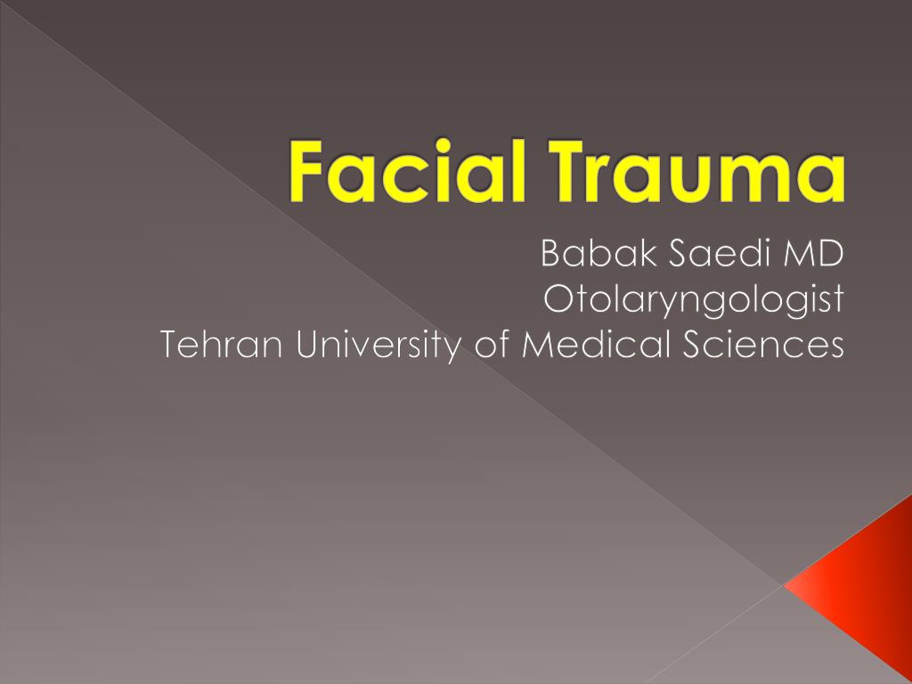 PPT - Facial Trauma PowerPoint Presentation, free download - ID:2395628